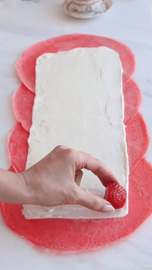 Strawberry Crepe Roll Recipe