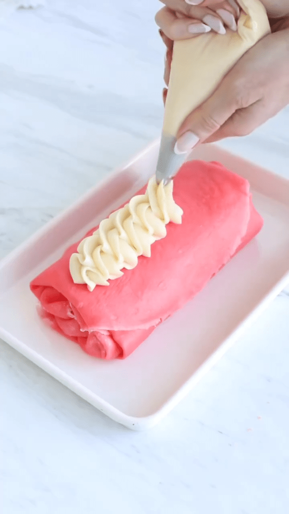 Strawberry Crepe Roll Recipe