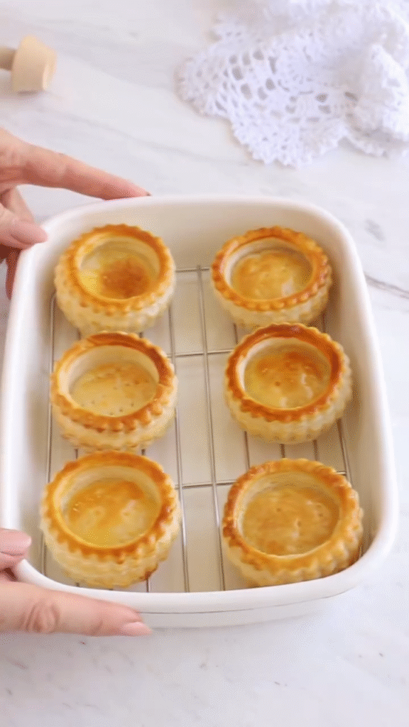 Puff Pastry Fruit Baskets Recipe